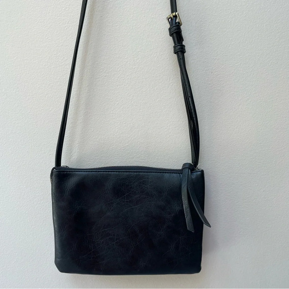Joy Susan | Bags | Joy Susan Black Vegan Leather Crossbody Bag Purse ...
